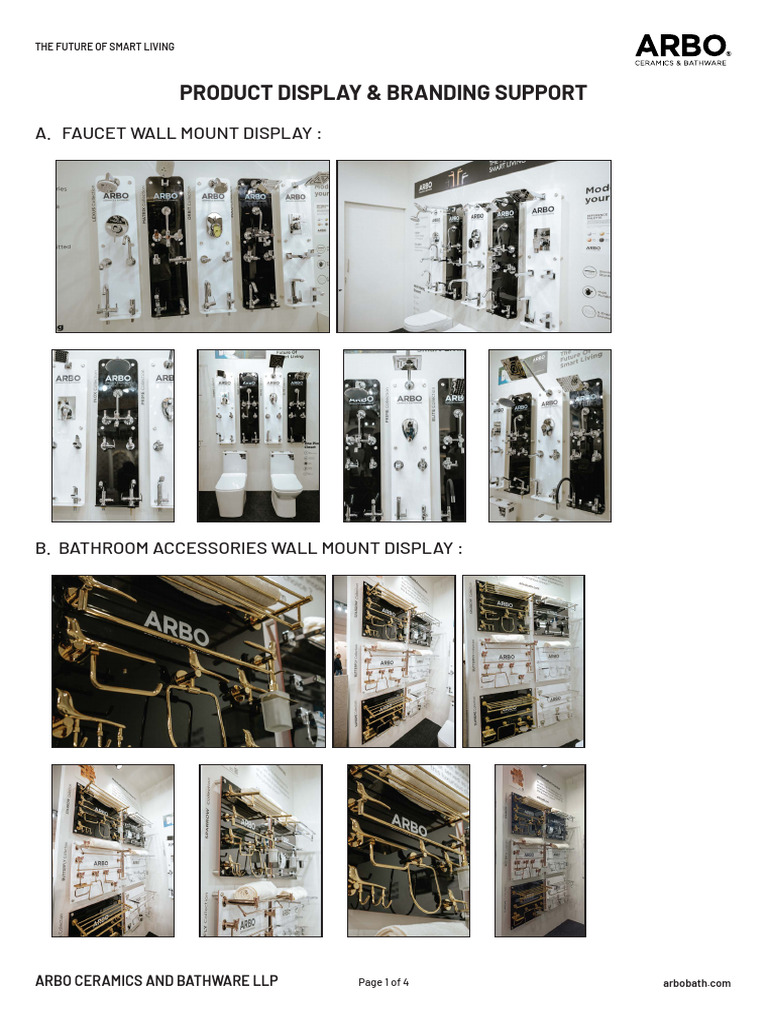 Arbo Product Display & Branding | PDF