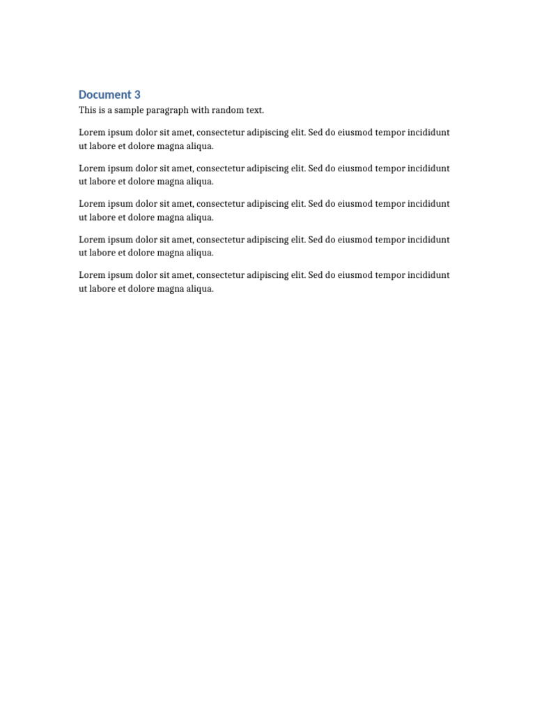 Random Doc 3 | PDF