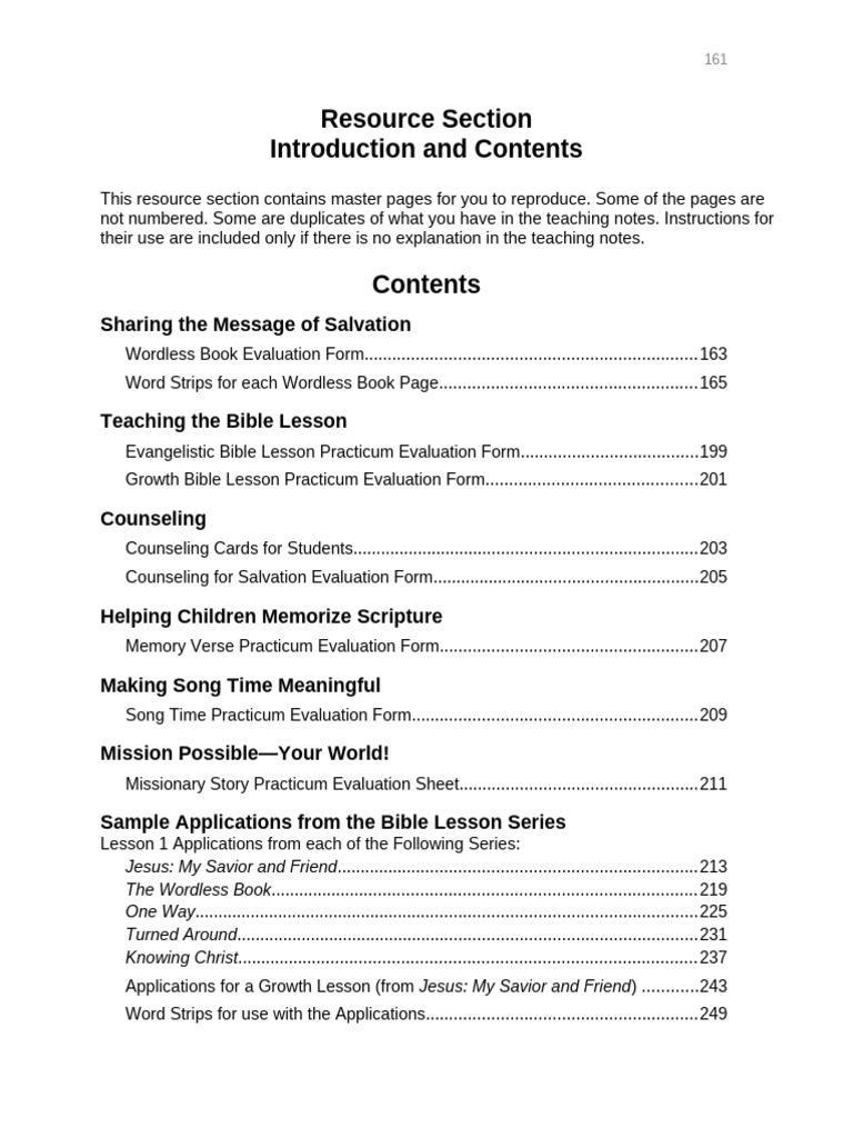 Z Instructor Resource Section-1 | PDF | Jesus | Salvation