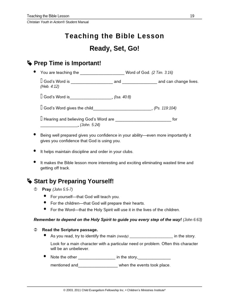 103 Teaching The Bible Lesson Stu | PDF | Salvation | Jesus