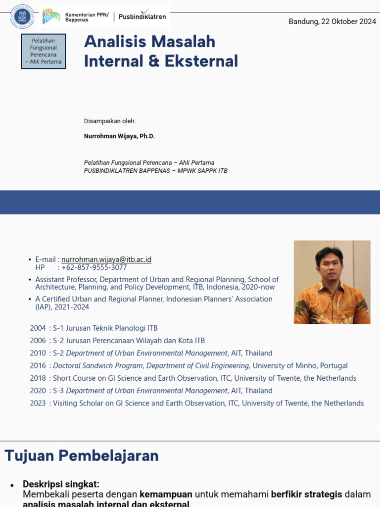 Analisis Masalah Internal Eksternal - NW | PDF | Bisnis