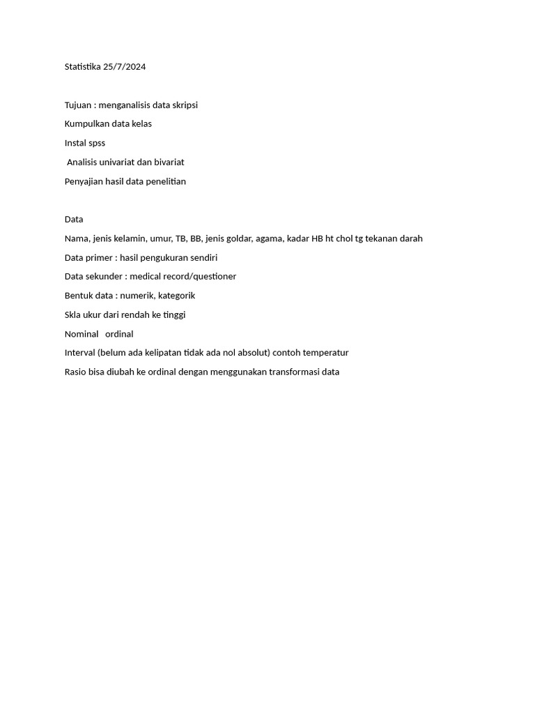 catatan kuliah | PDF