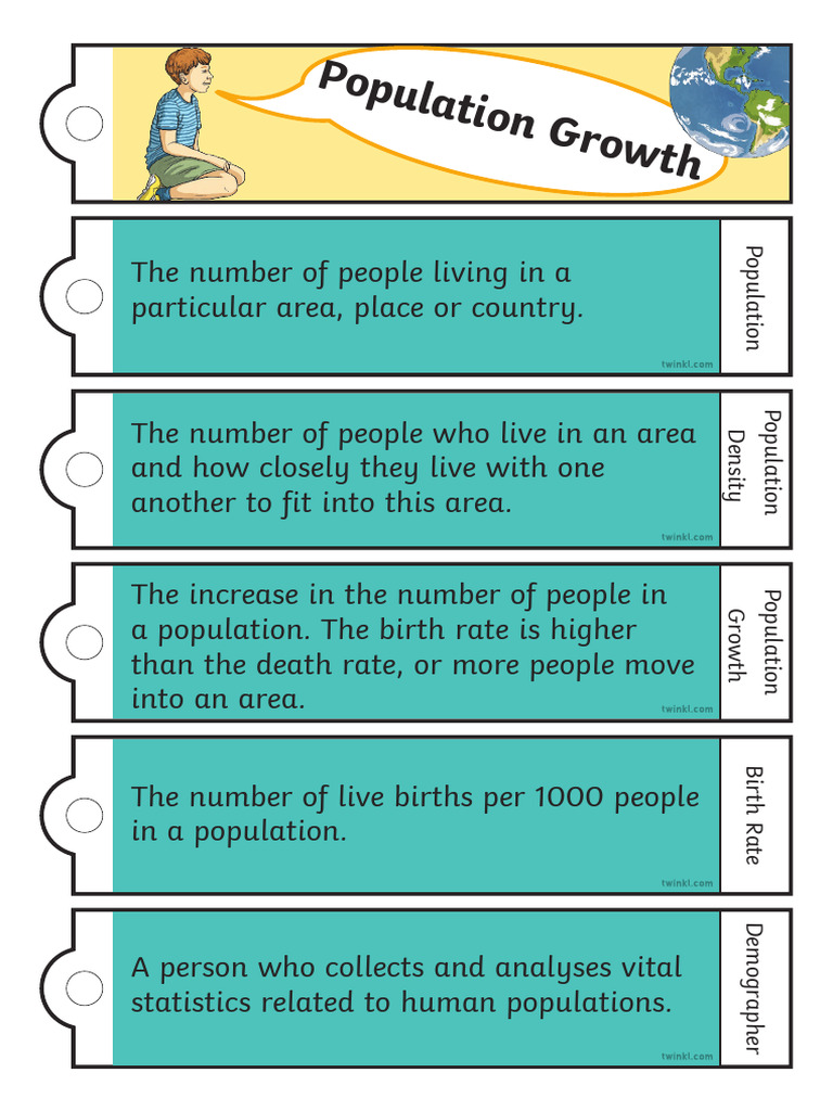 Definitions Population | PDF | Rural Area | Mortality Rate