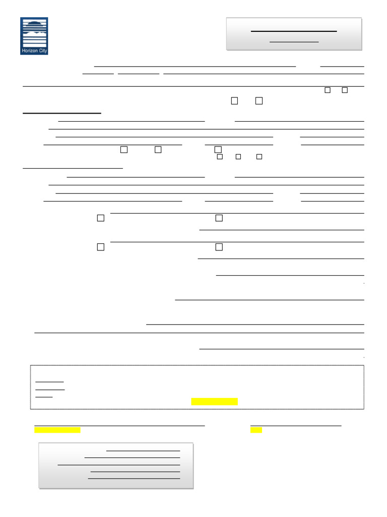 Variance Request Application | PDF | Law | Technology & Engineering