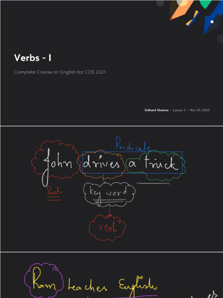 Verbs I Pdf