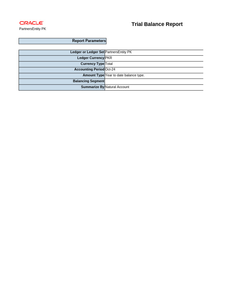 TrialBalance - Trial Balance Report | PDF | Accounting | Financial Services