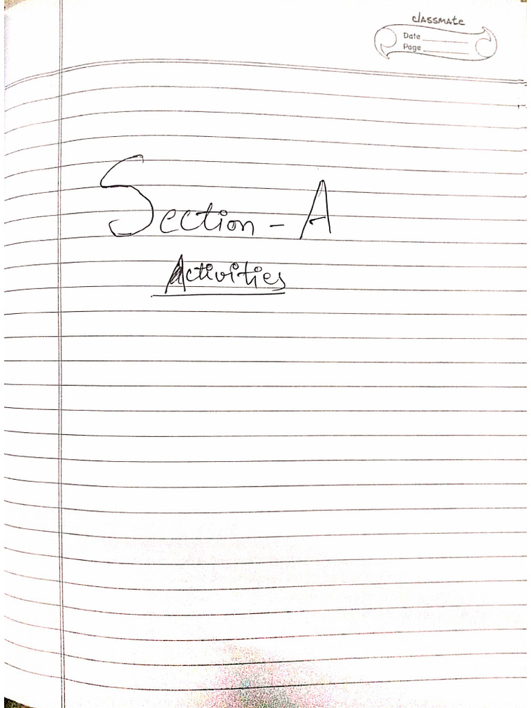 Physics Activities Class 11 | PDF