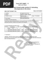 Form GST Asmt - 11: WWW - Taxguru.in | PDF