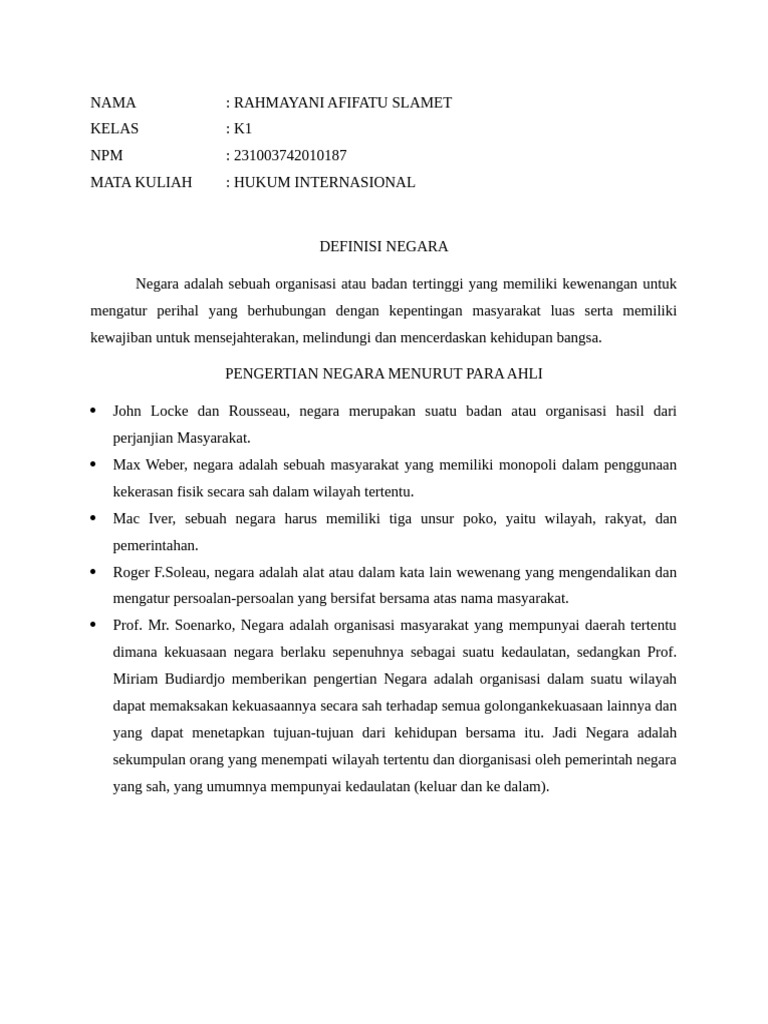 Definisi Negara Rahma | PDF | Politik