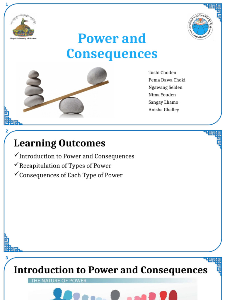 Understanding Power Types and Consequences | PDF | Career & Growth ...