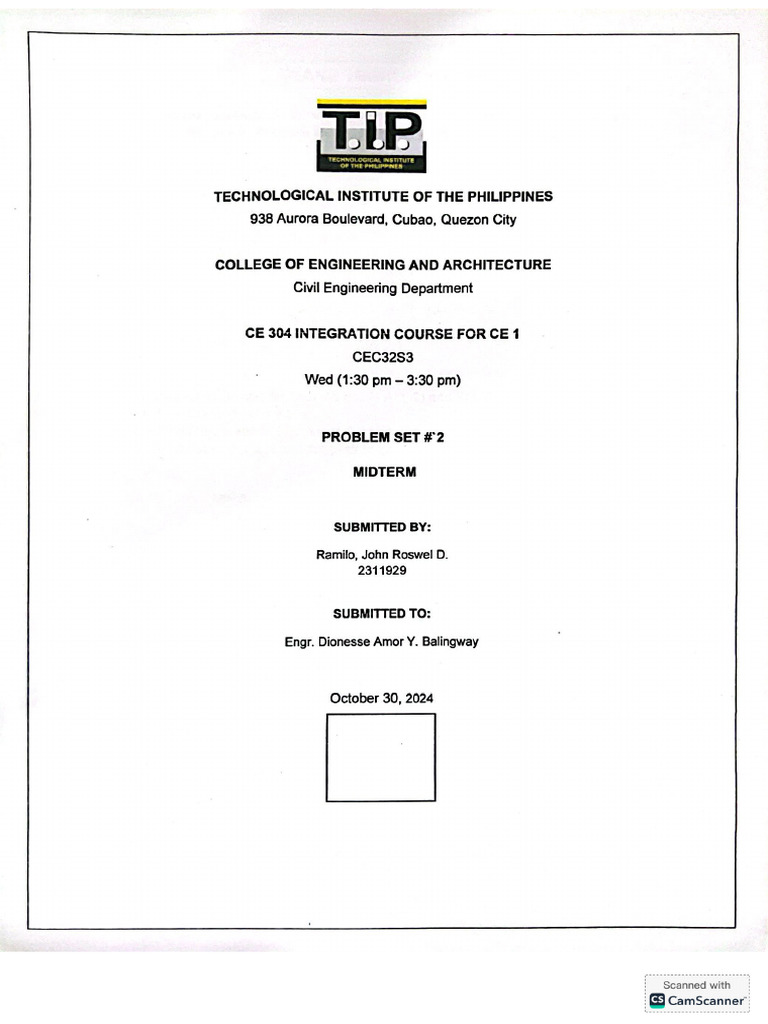 Plate No. 1 (Prelim Period) - RAMILO | PDF
