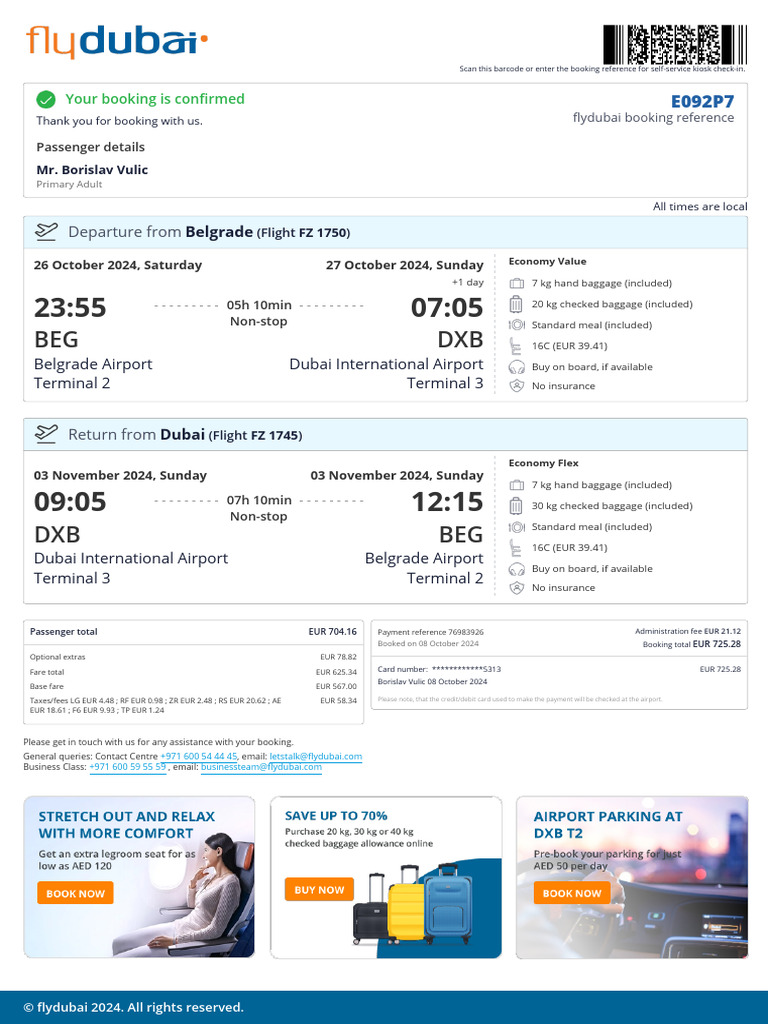 VULIC_E092P7 | PDF | Credit Card | Fare