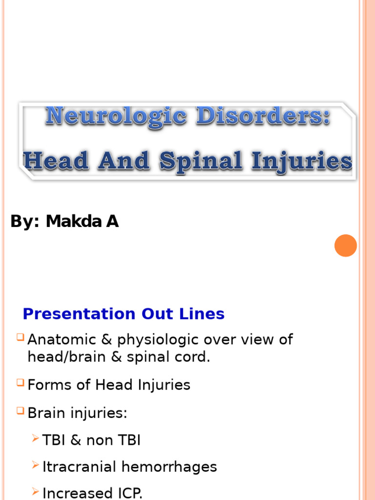 Head Injurie, .... by Makda | PDF | Spinal Cord Injury | Traumatic ...