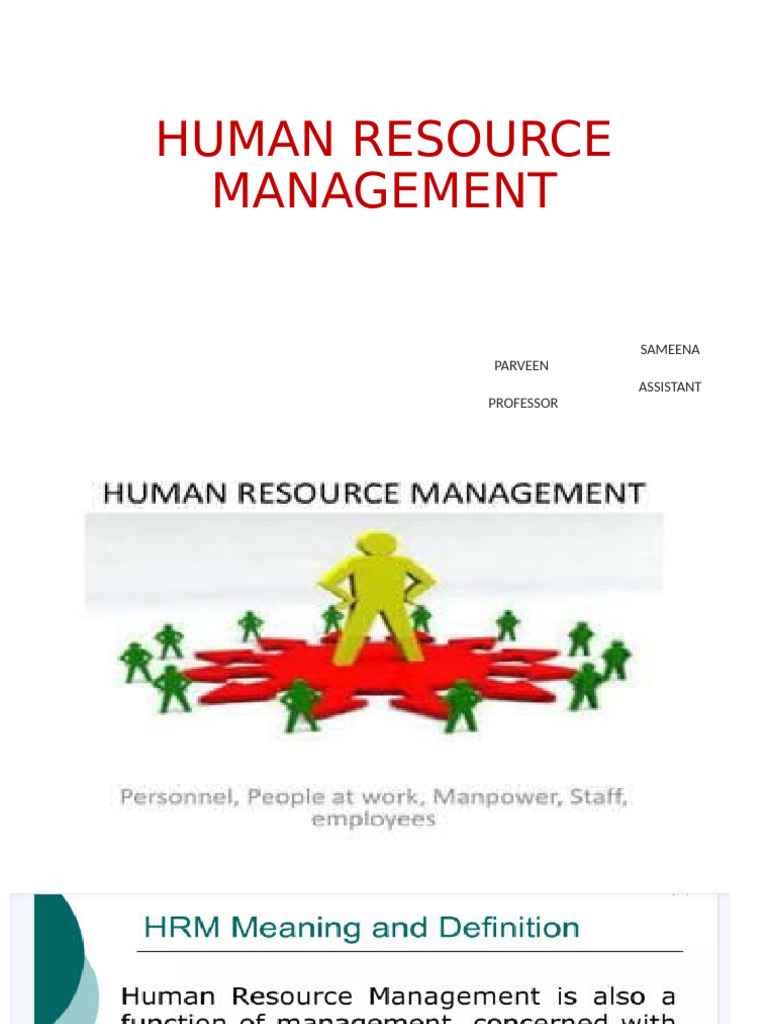 Hrm III Notes | PDF