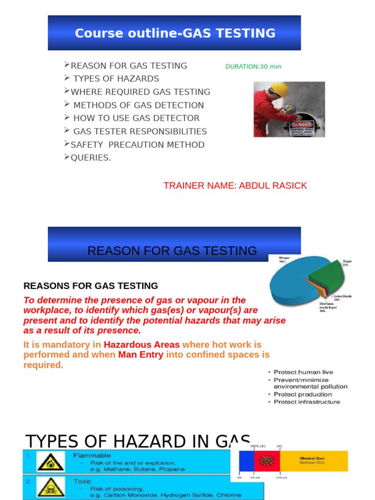 Gas Test For Qcon | PDF