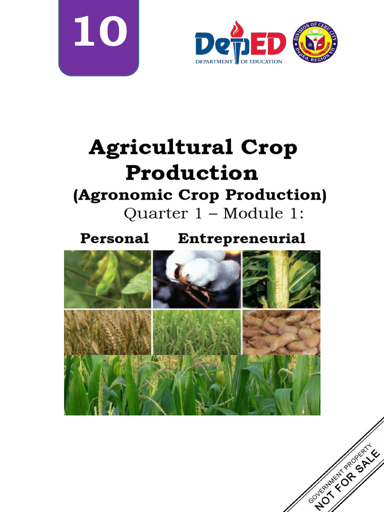 1 - Q1 TLE Agricultural Crop Production 10 - 240801 - 065341 | PDF ...