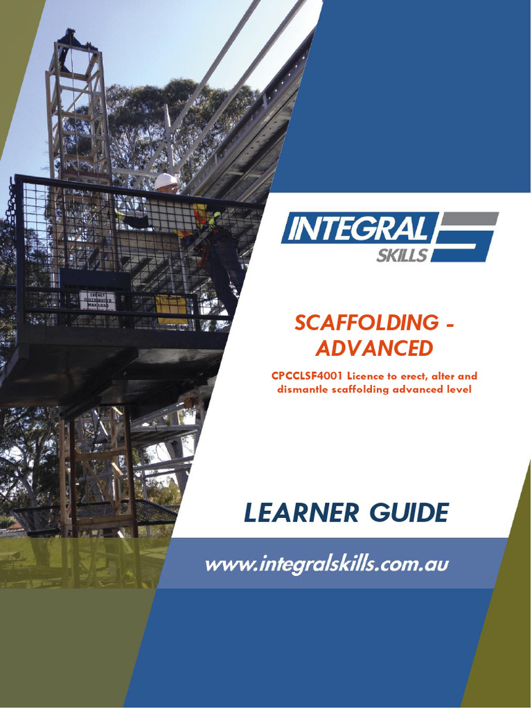 Advanced Scaffolding Training Guide | PDF | Scaffolding
