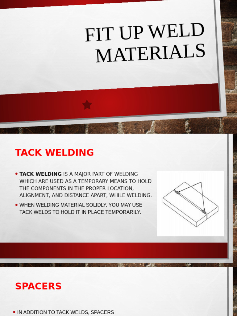 FIT UP WELD MATERIALS | PDF