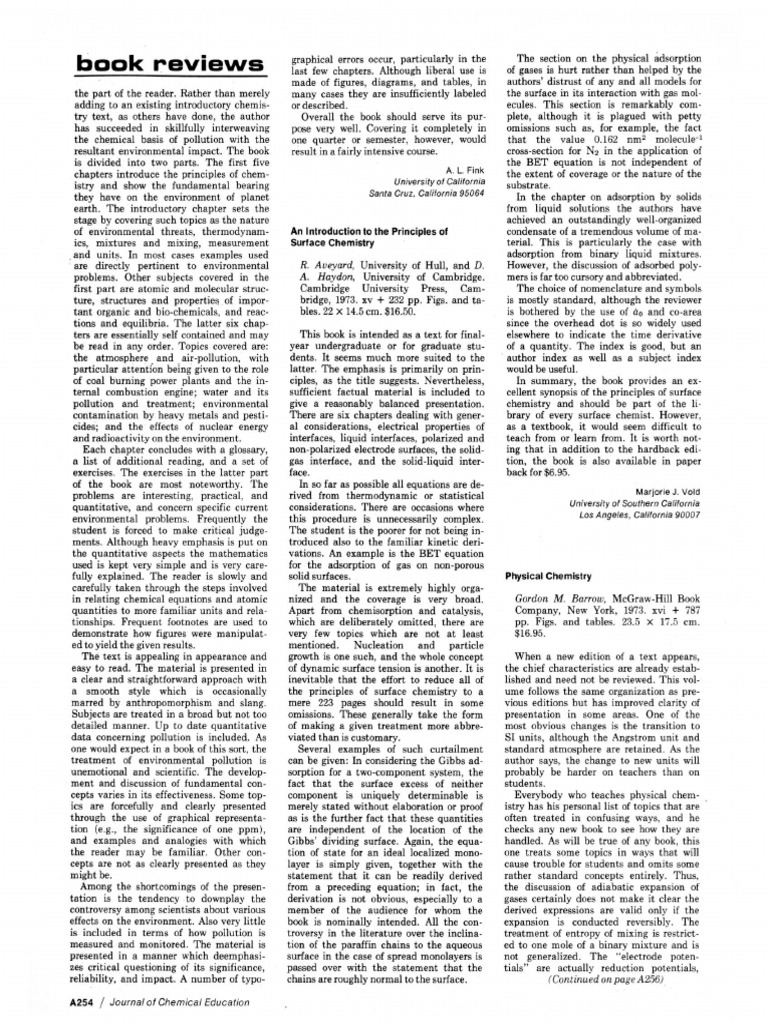Physical Chemistry Barrow Gordon M Compress | PDF | Molecules | Applied ...