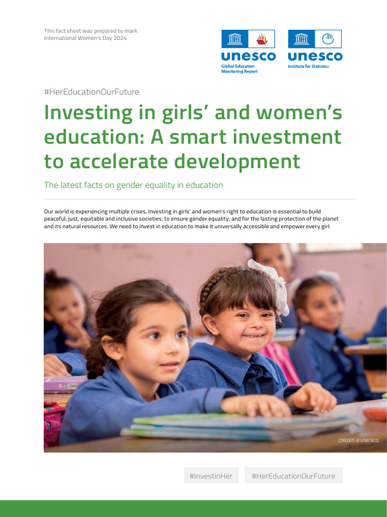 Investing in Girls' and Women's Education: A Smart Investment To ...