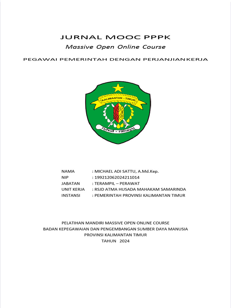 Jurnal MOOC MICHAEL ADI SATTU PDF 2024 | PDF | Politik | Agama & Spiritualitas