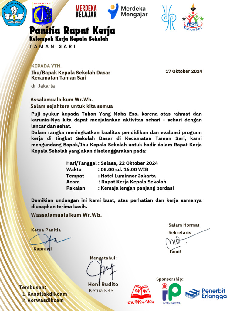 Undangan Raker | PDF