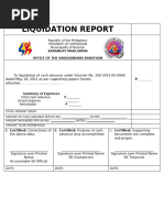 SK Liquidation Report Sample | PDF