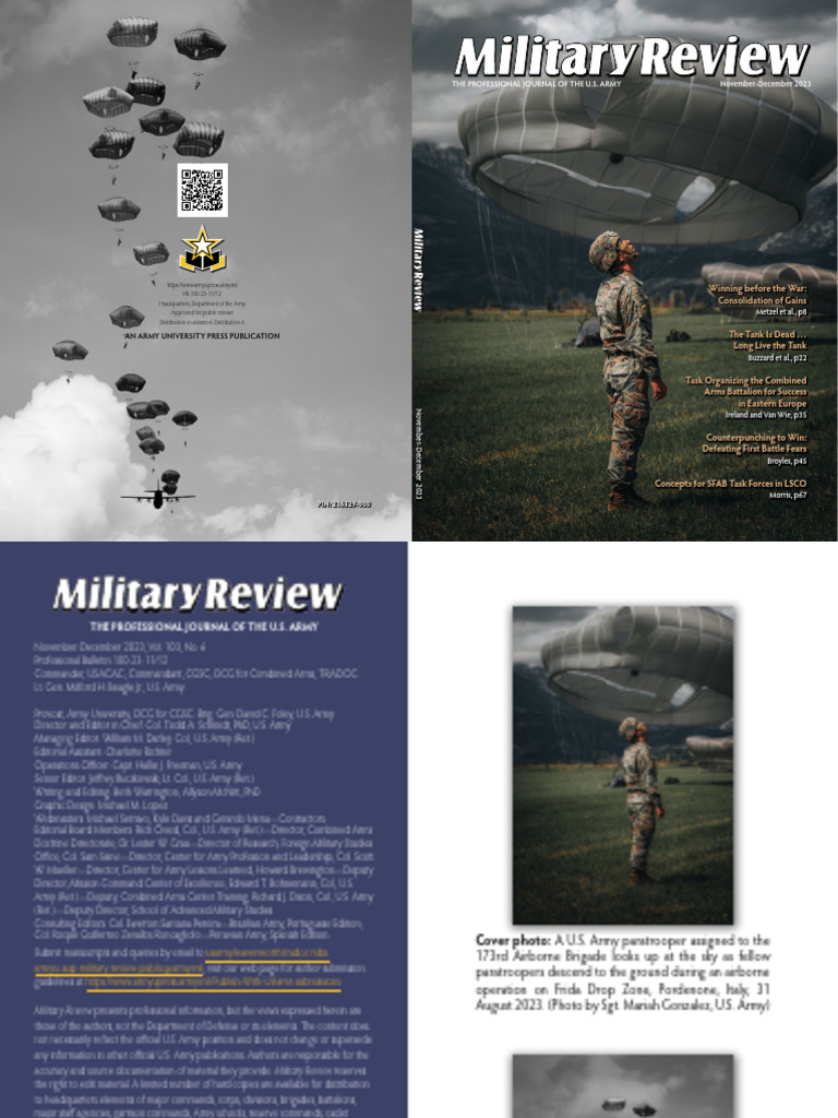 Military Review - November-December 2023 | PDF | United States Army ...