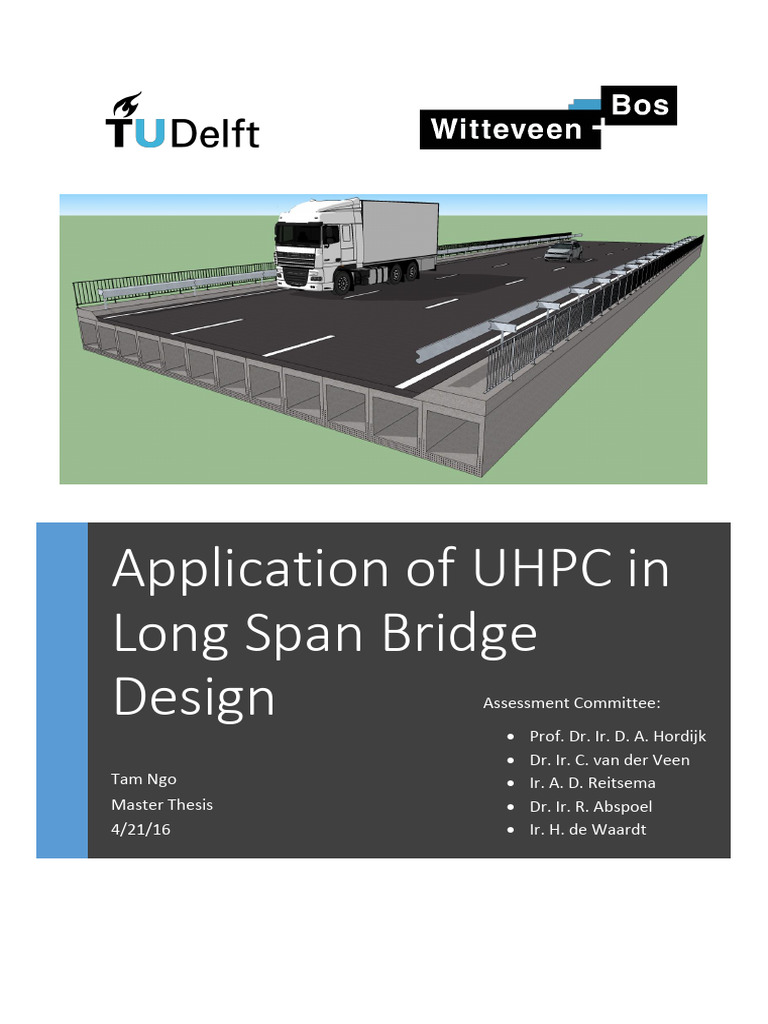Application of UHPC in Long Span Bridge Design | PDF | Deformation (Engineering) | Strength Of ...