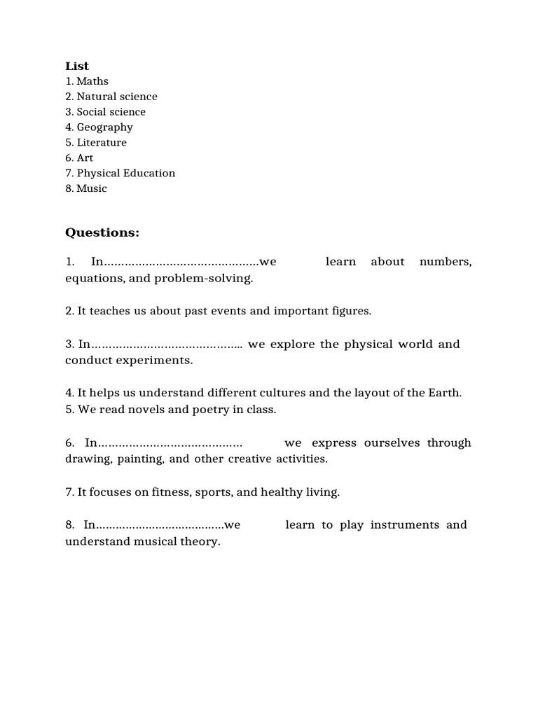 Examen Vocabulario y Gramática | PDF | Language Arts & Discipline ...