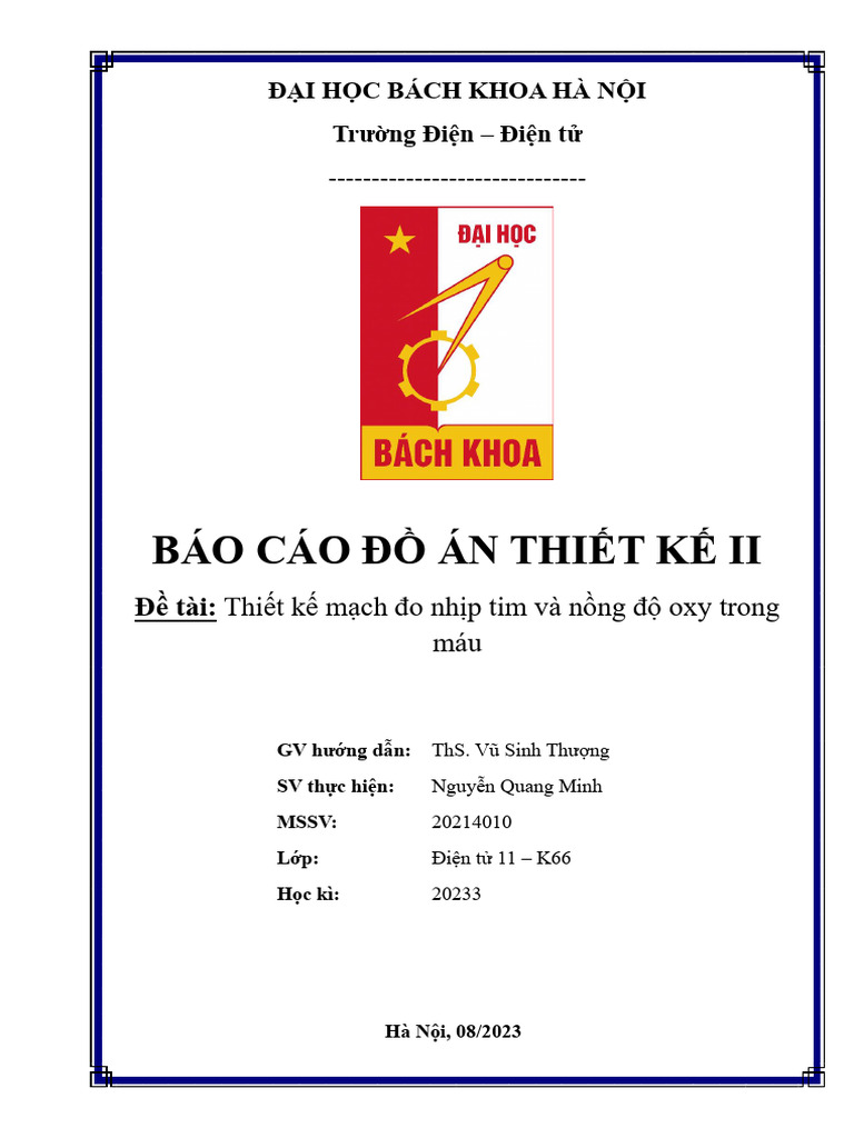 Nguyen Quang Minh 20214010 Project2 Final Report | PDF