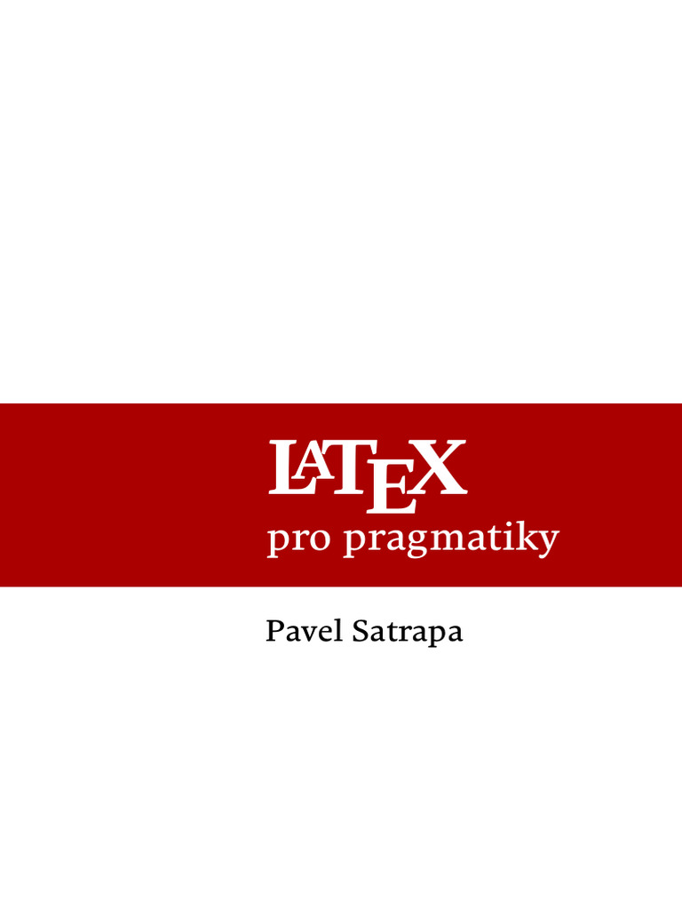 Latex Pro Pragmatiky | PDF