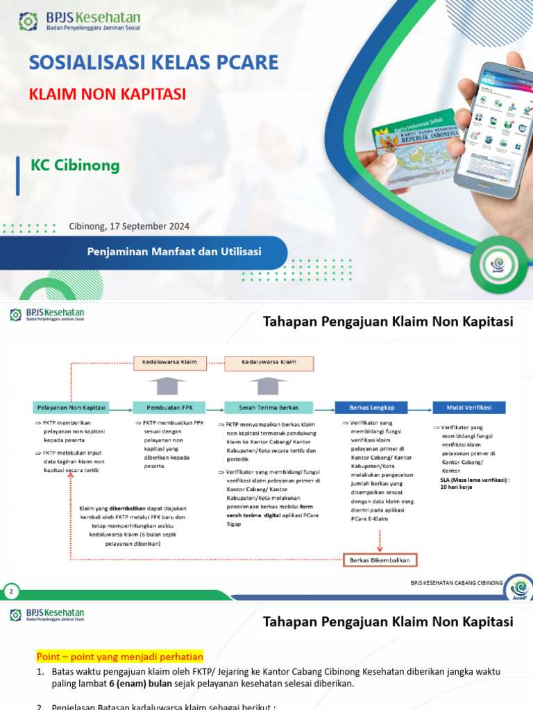 Kelas PCARE EClaim 17092024 | PDF