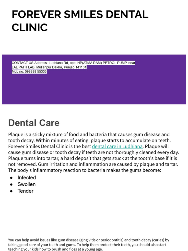 Forever Smiles | PDF | Wellness