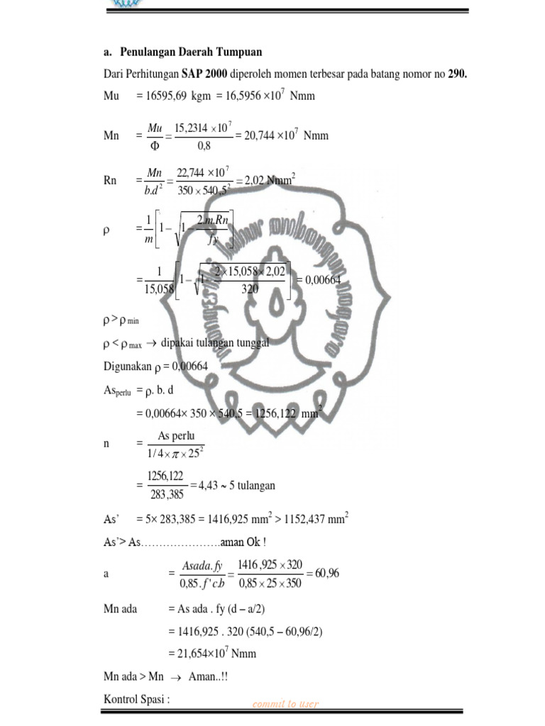 (123dok - Com) Perencanaan Struktur Dan Rencana Anggaran Biaya Rab ...