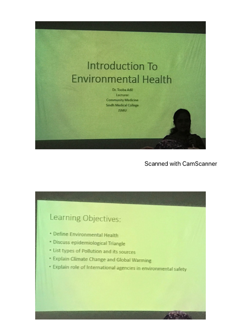 Introduction To Environmental Health | PDF
