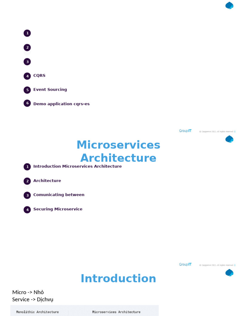 Microservices Architecture Presentation | PDF