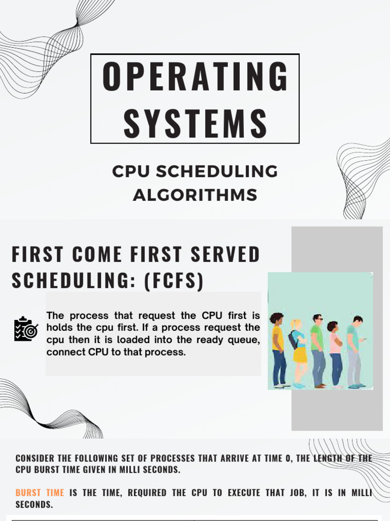CPU Scheduling Algorithms | PDF CPU Scheduling Algorithms | PDF