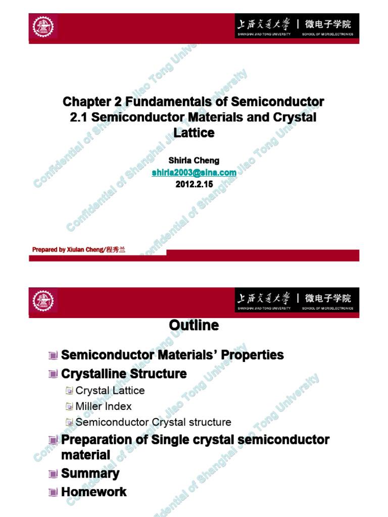 Chapter 2A Fundamentals of Semiconductor Materials | PDF | Atomic ...