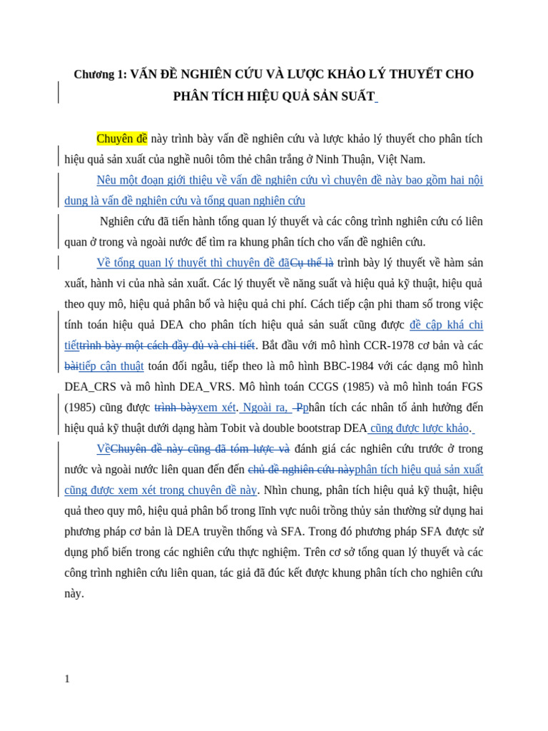 Phan 1 - Phan Mo Dau Va Luoc Khao Ly Thuyet Lien Quan | PDF