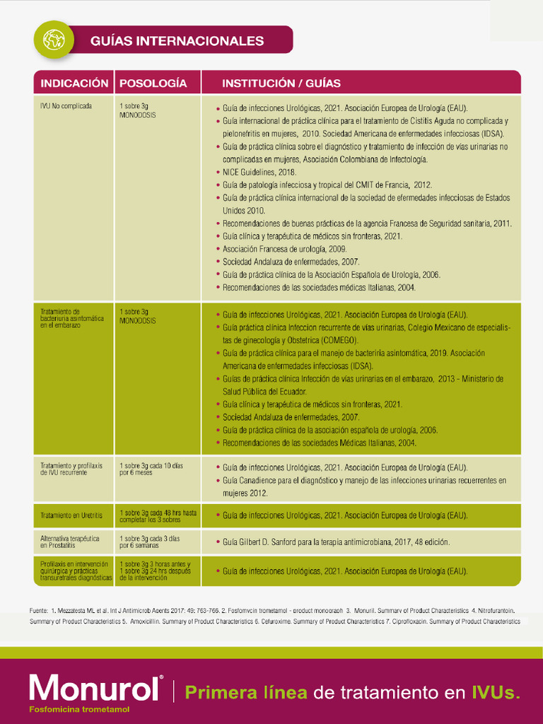GuiasInternacionales Monurol | PDF