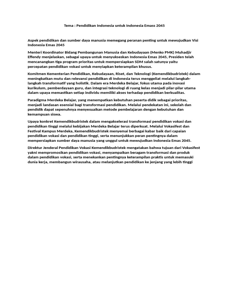 Teks Lomba KCT 2024 | PDF