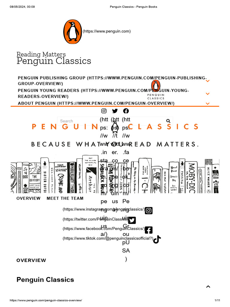 Free Penguin Classics Overview | PDF | Social Science