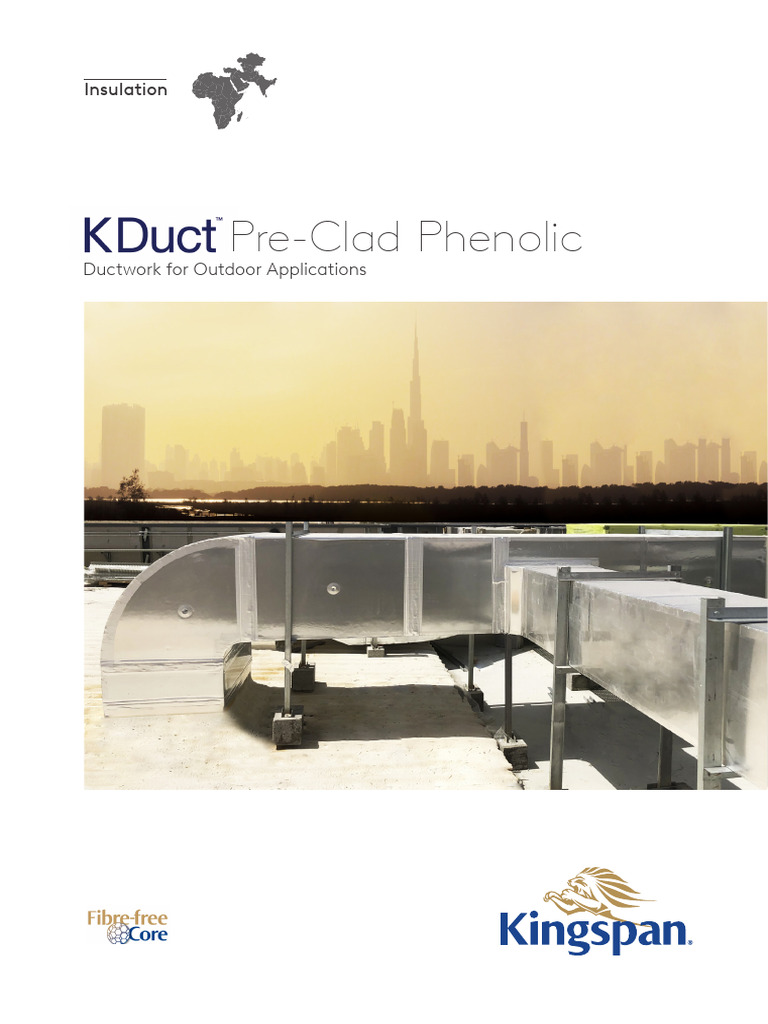 Kingspan Kduct Pre Clad Phenolic Brochure en Ae | PDF | Duct (Flow ...