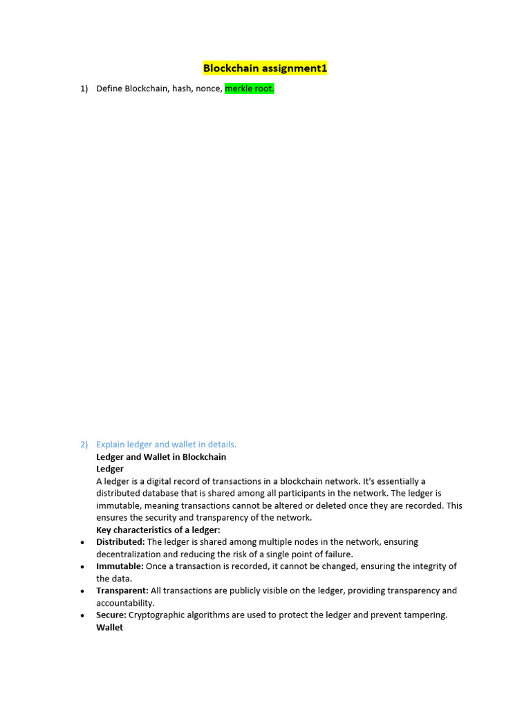 10176BC Asssignment1 | PDF | Cryptocurrency | Distributed Computing