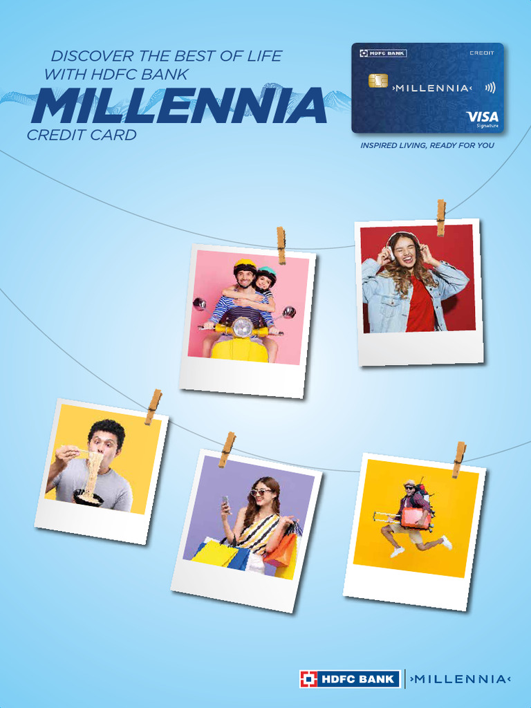 HDFC Millennia Credit Card Benefits Guide | PDF | Credit Card ...