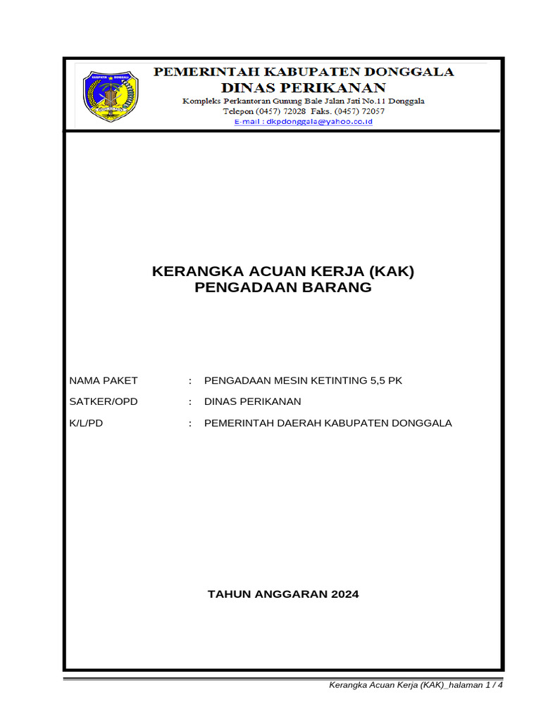 KAK MESIN KETINTING 55 PK 2024 20 Unit | PDF