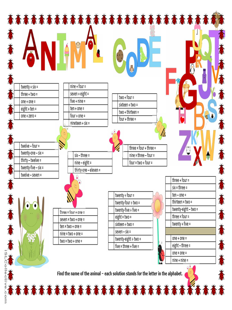 Numbers and Animals | PDF