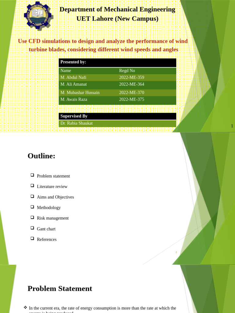 Title Defense Presentation | PDF | Turbine | Lift (Force)