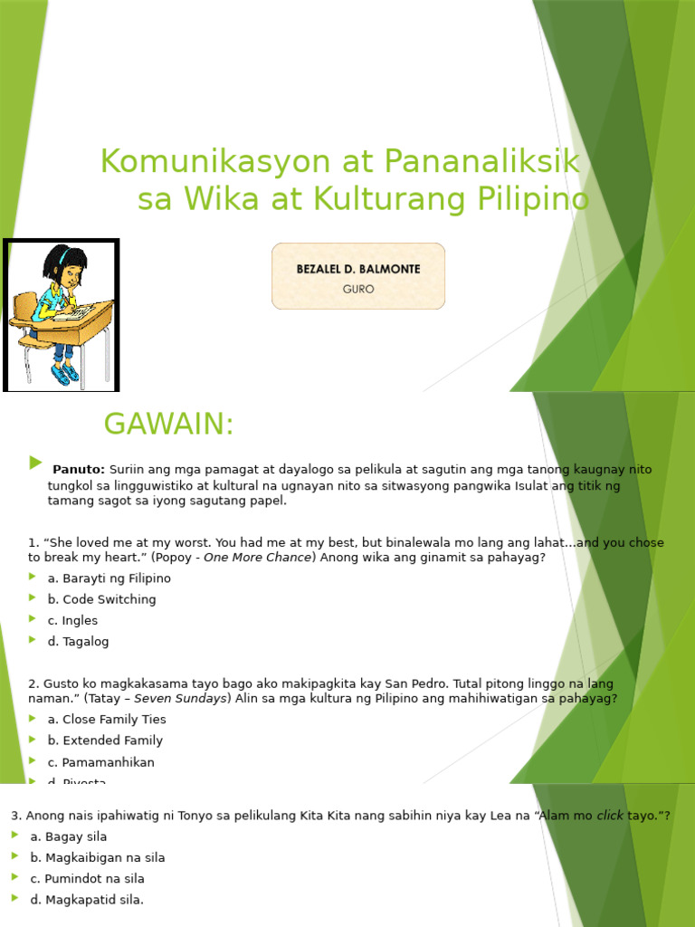 Kom Pan Aralin 4 Q2 | PDF